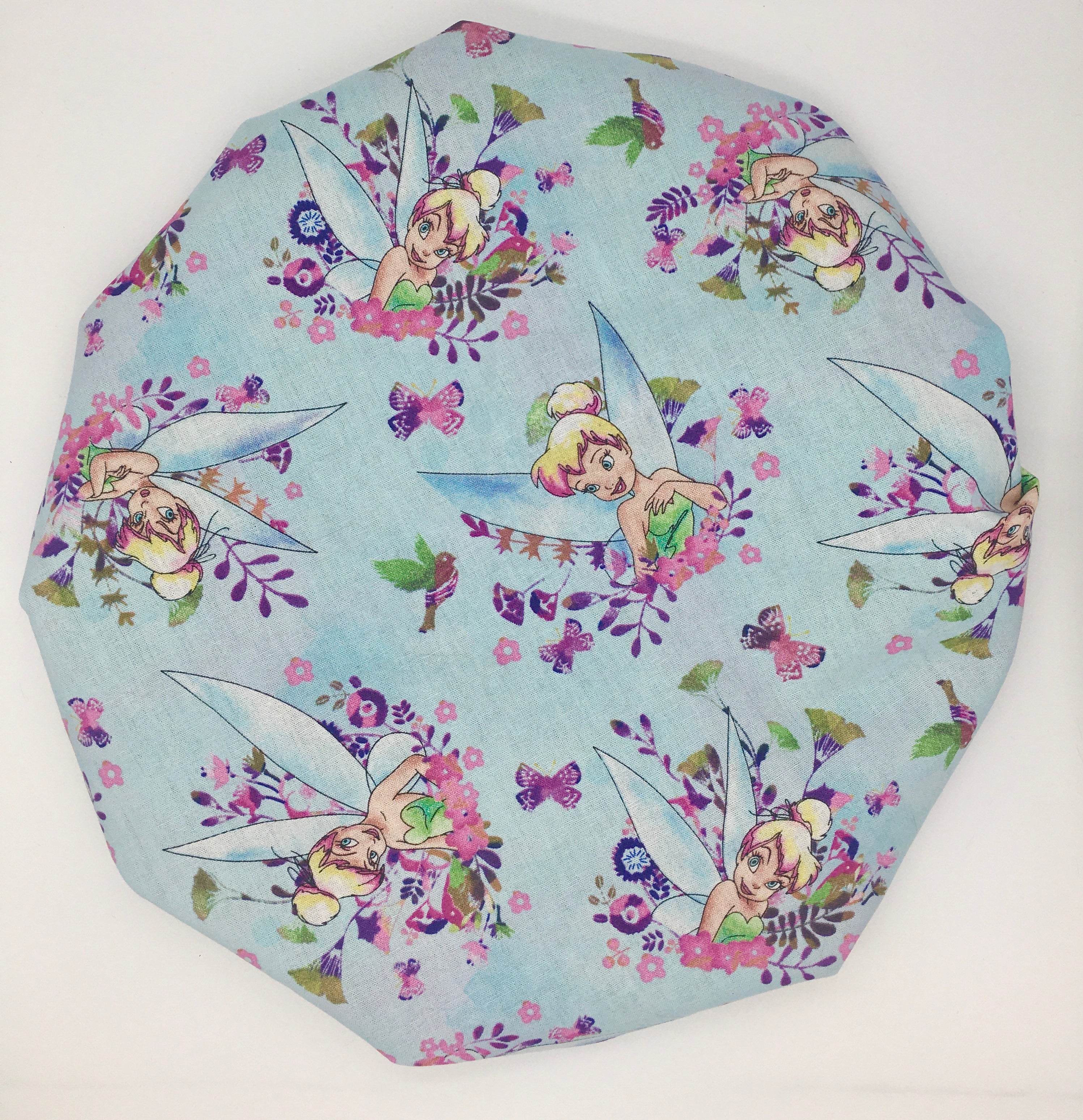 Kids Satin-Lined Bonnet: TinkerBell w/ Blue Background – James Lauren ...